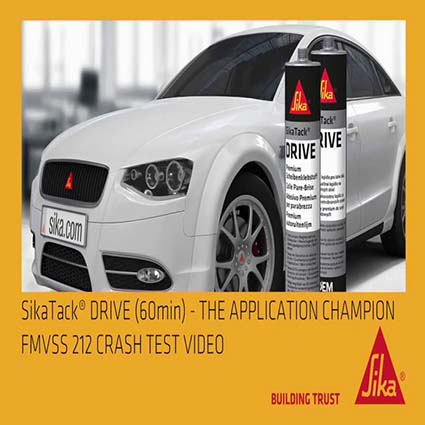 SikaTack Drive lepak za auto stakla – crni poliuretan - Keeptank