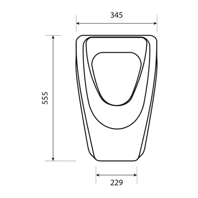 Pisoar sa skrivenim izlivom POSEJDON - Keeptank