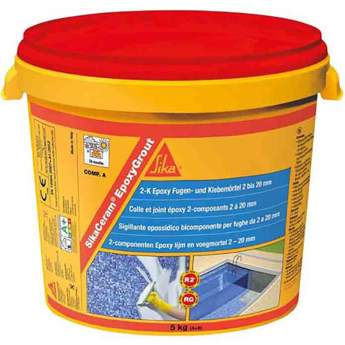 SIKA ceram epoksidna fug masa BELA 5 kg - Keeptank