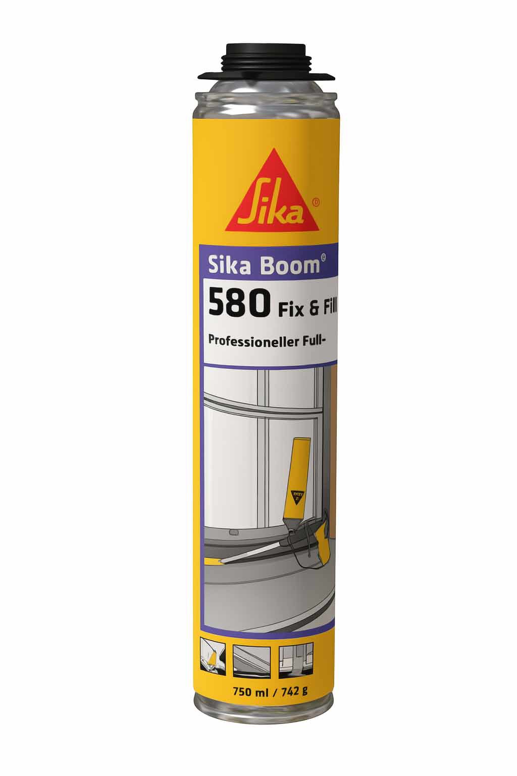 Sika Boom 580 Fix & Fill montažna pena 750 ml - Keeptank